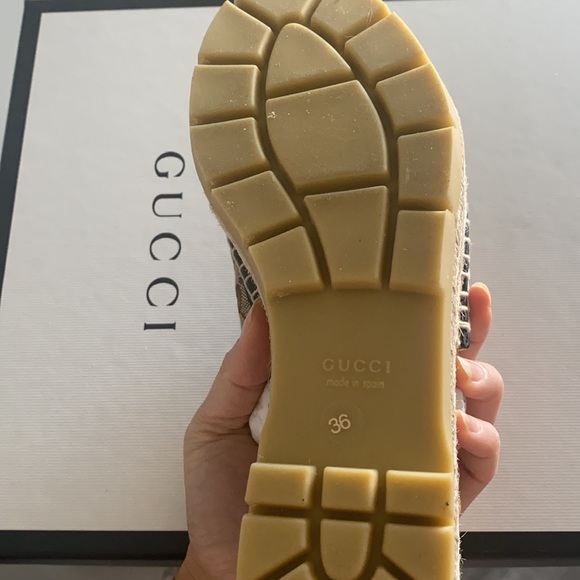 Gucci | Shoes | Gucci Espadrilles Flats Monogram | Poshmark